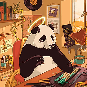 DROP Holy Panda X Mechanical Keyboard Switches - Plate Mount Quiet & Tactile Switches, Cherry MX Style, 65g, (35 PCS, 3-Pin)