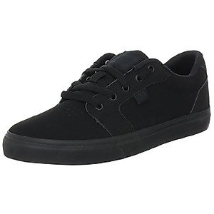 DC mens Anvil Casual Skate Shoe, Black/Black, 10.5 US
