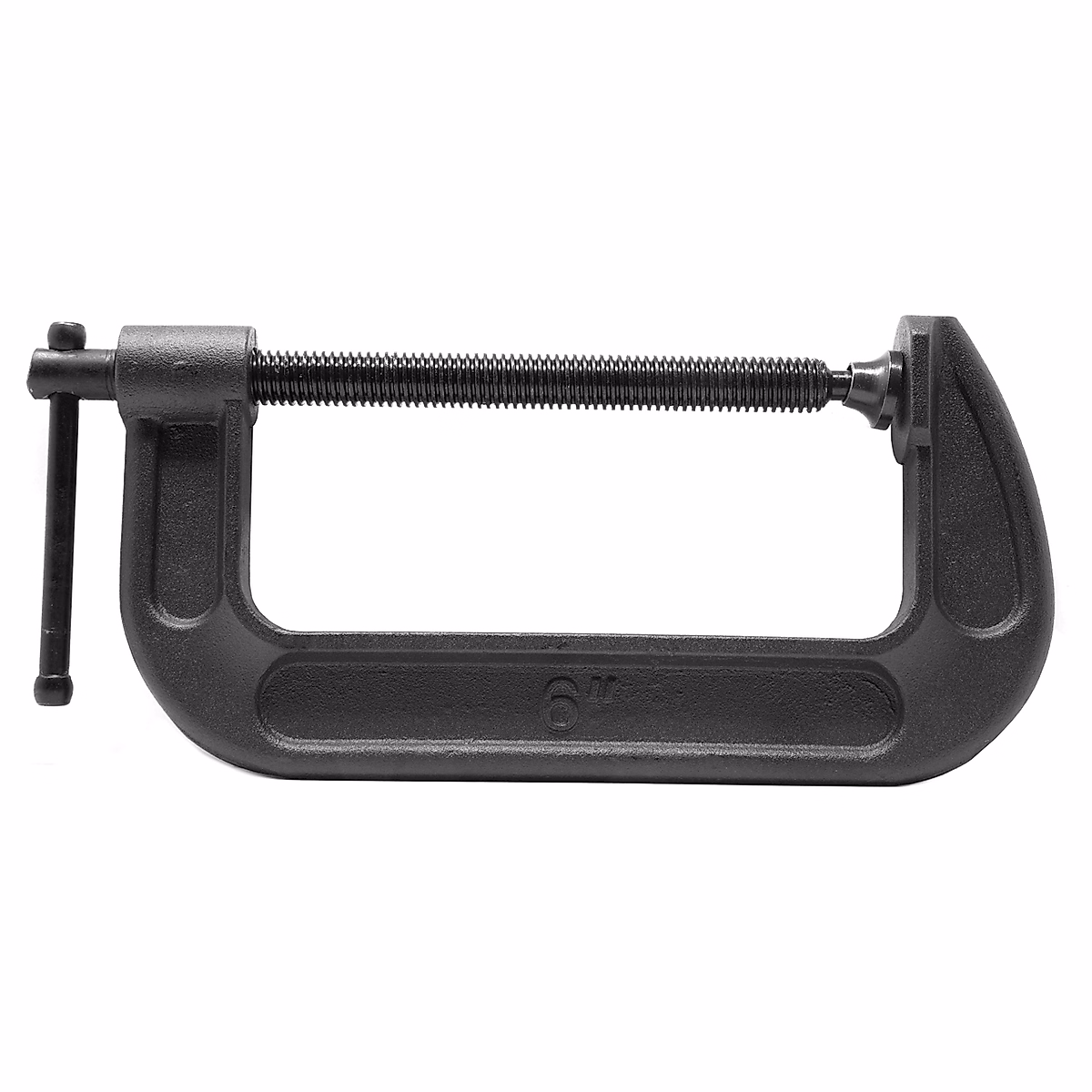 WEN CLC630 Heavy-Duty Cast Iron C-Clamps with 6-Inch Jaw Opening and 2.75-Inch Throat, 2 Pack