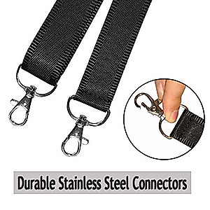 Miesherk Shoulder Strap, Adjustable Laptop Shoulder Straps Replacement Shoulder Handle Crossbody Belt Replacement for Shoulder Bags, Messenger Bag, iPad (Replacement-Shoulder Strap)