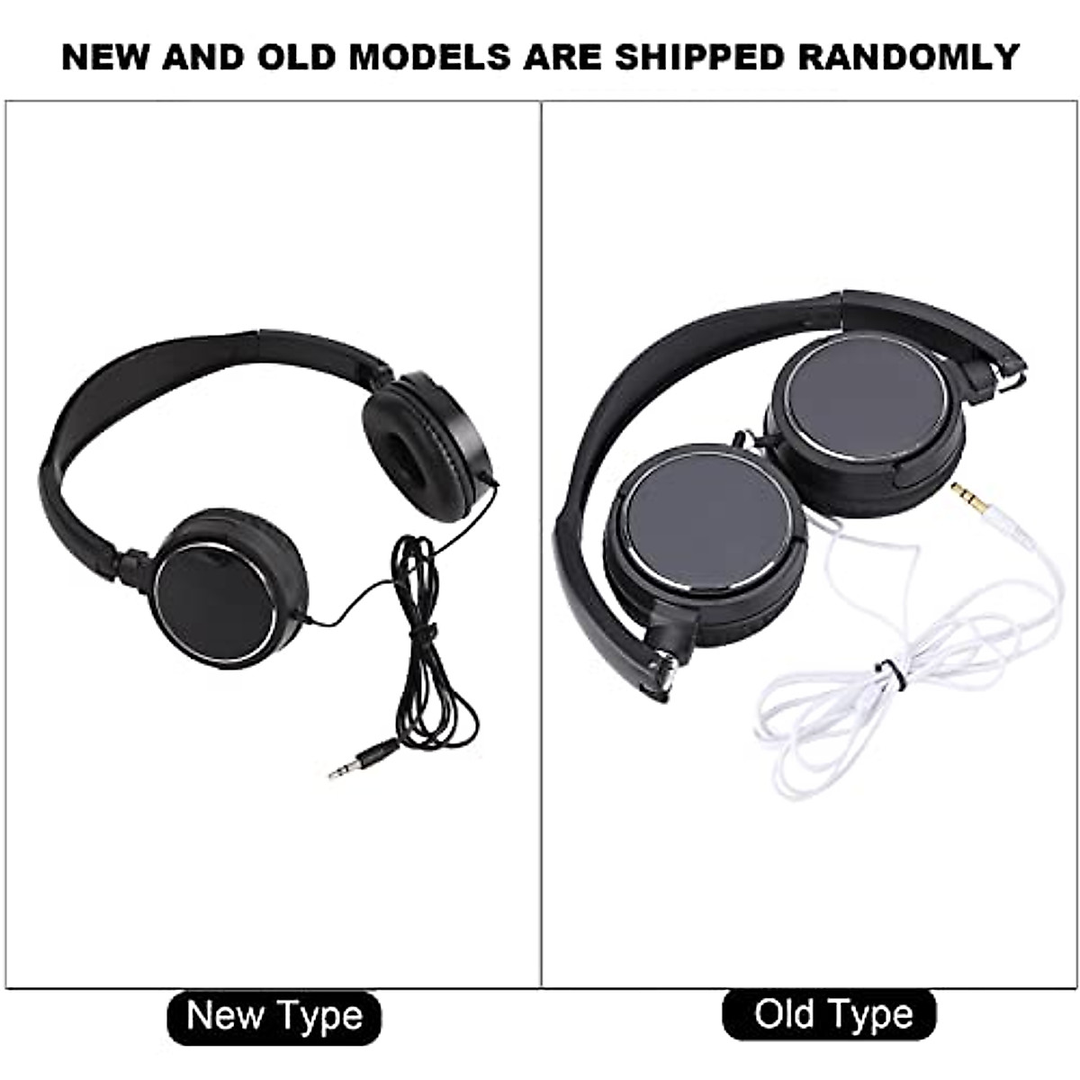 Foldable Head Mounted Headphone Mini Wired Headset Hands Free Compact Stereo HiFi Music Headset Support Rotatable Ear Cup Adjustable Headband Support TF Card