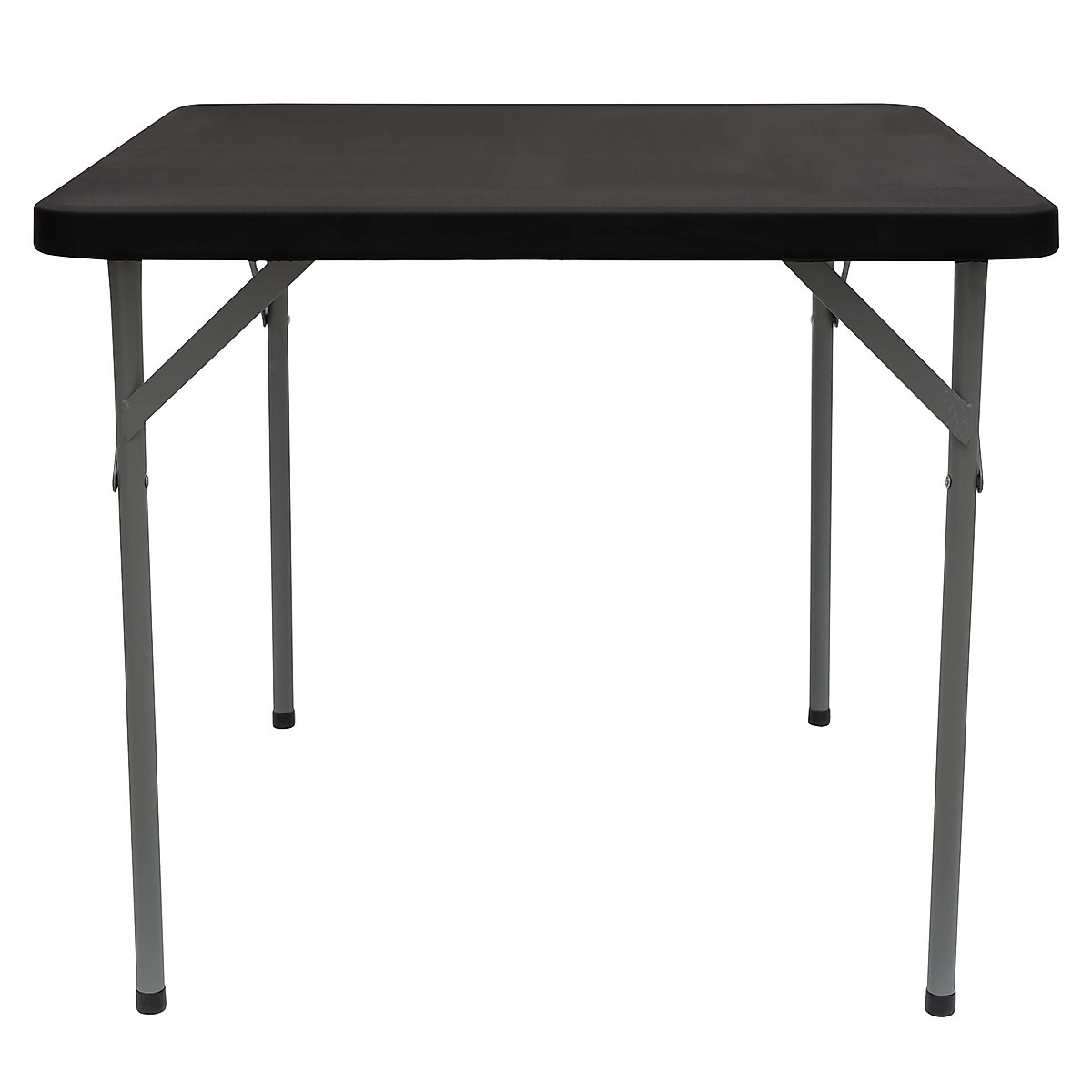 NEWISHER Square Fitted Table Cover Black Cocktail Topper Spandex Stretchable Table Top Tablecloth 36 x 36 Inch