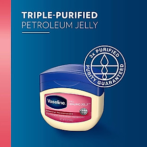 Vaseline Petroleum Jelly Baby Skincare Protective & Pure 4 Count Treats Dry Skin And Prevents Chaffed Skin From Diaper Rash Hypoallergenic And Gentle On Skin 13oz