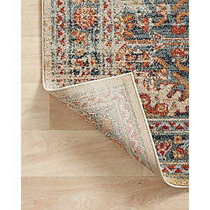 Loloi II Jocelyn Collection JOC-03 Mist/Multi, Transitional 7'-10" x 10' Area Rug