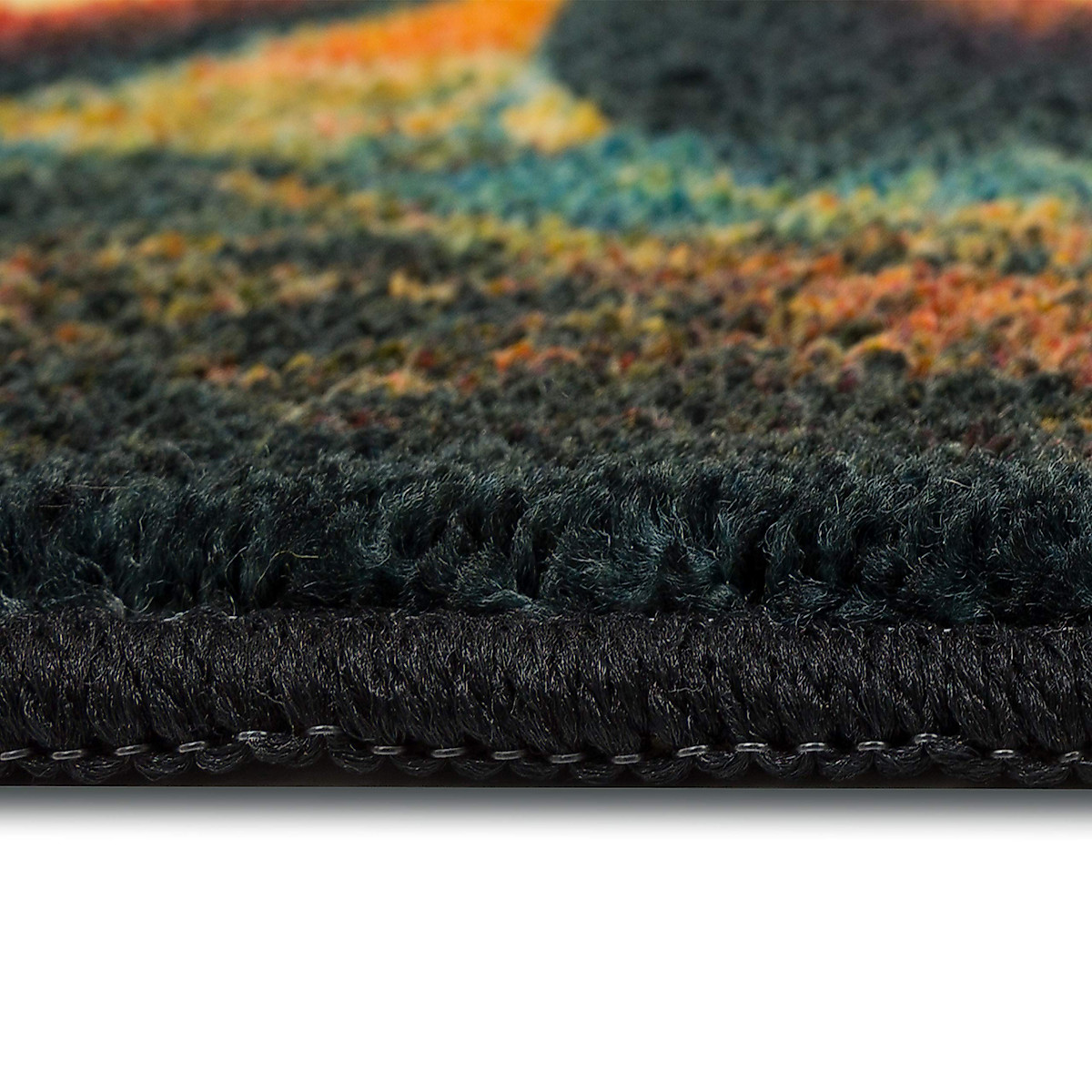 Mohawk Home Halloween Kitchen Mat, Glowing Jacks Multi (2' 6" x 4' 2")