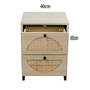 HIGOH Bedside Table Drawer Side Table,Display Rack for Bedroom and Living Room,Nightstand Side Table Bedroom Storage Drawer Bedside End Table
