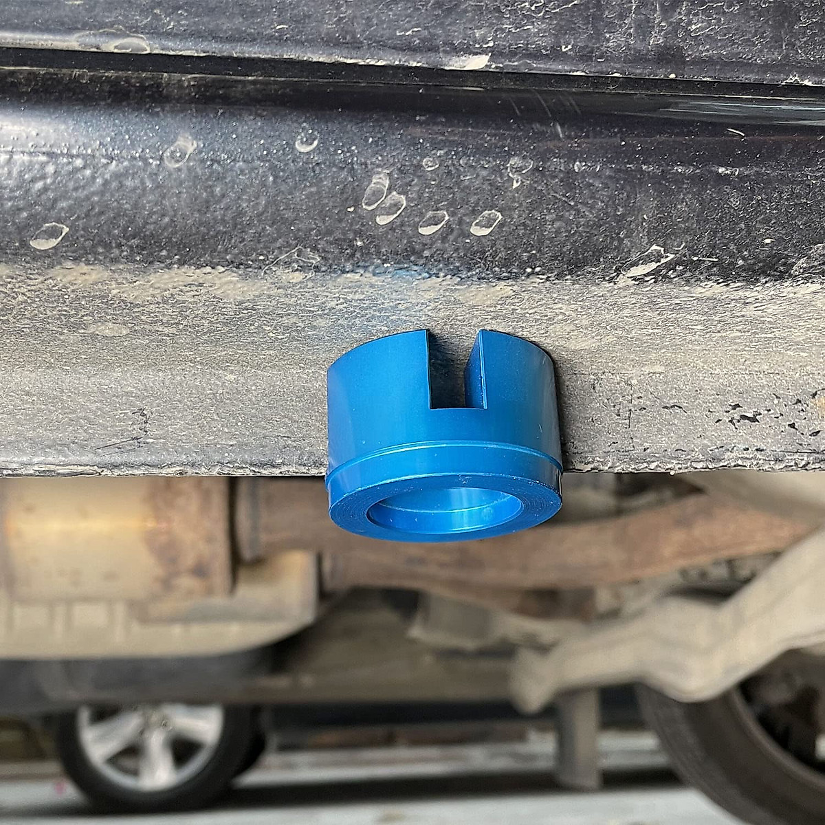 XJDAMZ Jack Pad Slotted - Universal Magnetic, Frame Rail Protector Protector Puck/Pad-50mm in Diameter Green 1Pcs