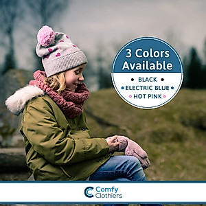 Comfy Clothiers Elastic Mitten Clips for Kids Gloves and Adults - Glove Clips for Kids, Mitten Clips for Adults and Kids - Kids Glove Clips - Mitten Clip - Clip for Gloves (Multi-Color 3-pack)