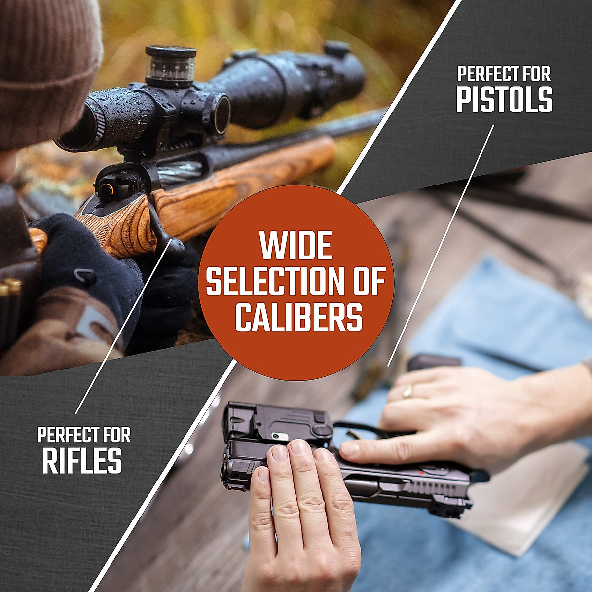 Ultimate Rifle Build Gun Snake - Reusable and Compact Gun Cleaning Rope (.223.22, 5.56mm)