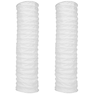 Uonlytech 2pcs Paper Floor Lamp Shades Nordic Simple Floor Lamp Japanese Style Standing Lamps Replacement for Bedside Desk Wall Floor Lamp