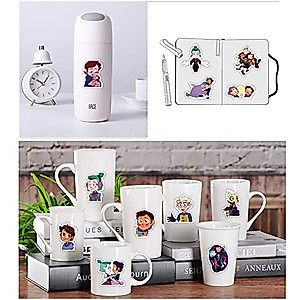 The Owl House Stickers for Water Bottle 50pcs, Cool Teen Kids Cartoon Waterproof Laptop Skateboard Phone Guitar Bike Luggage Decal (The Owl House)