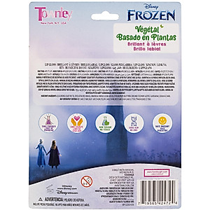Townley Girl Disney Frozen Plant Based Vegan 7 PC Flavored Lip Gloss Set For Girls – Ideal for Sleepovers, Makeovers, Party Favors and Birthday Gifts! - Age: 3+