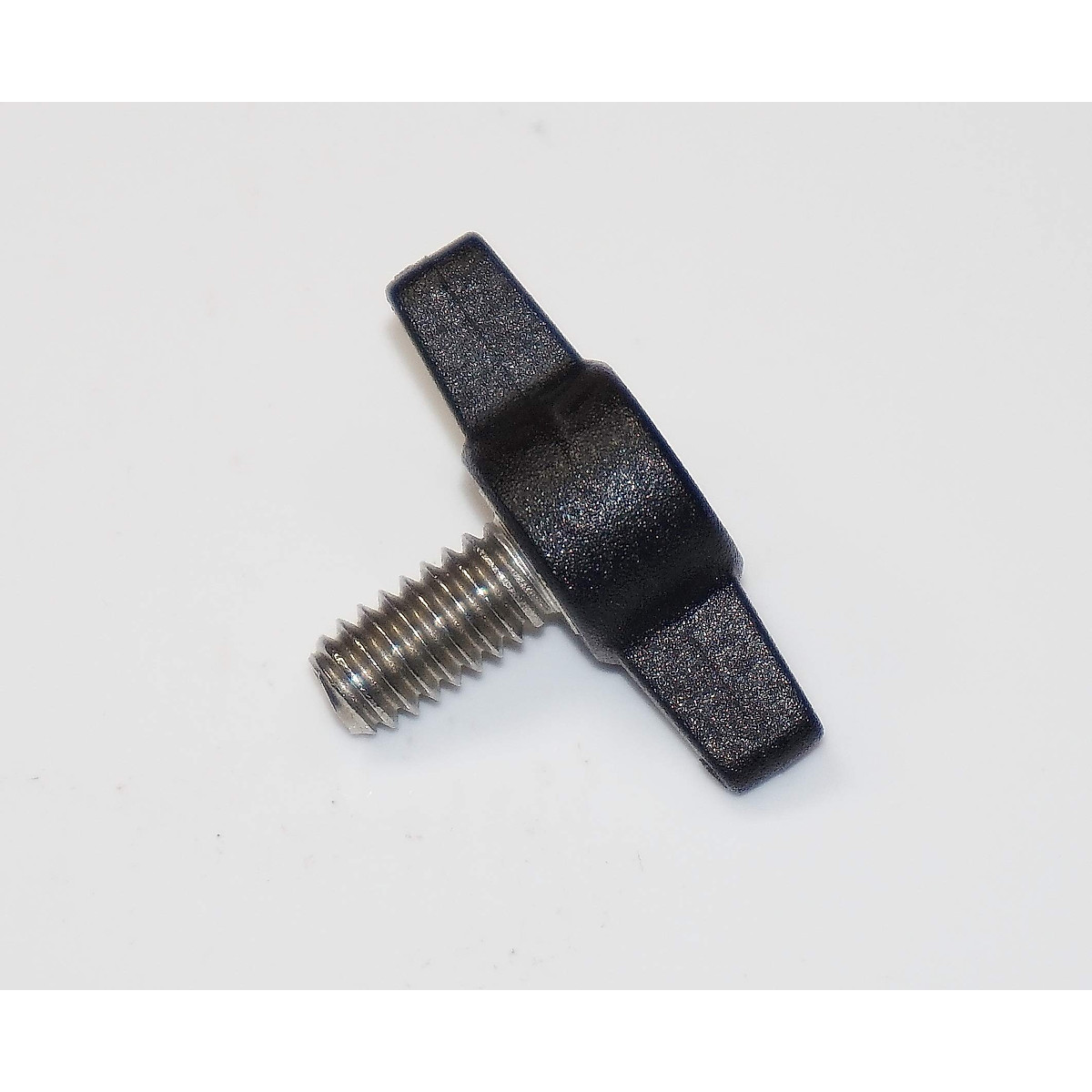 1/4"-20 x 1/2" Thumb Screws with Tee/Wing Butterfly Thumb Screws (4) Black