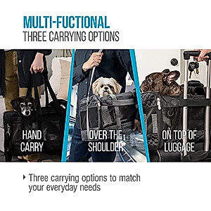 Sherpa® Original Deluxe™ Airline Approved Pet Carrier, Medium, Black