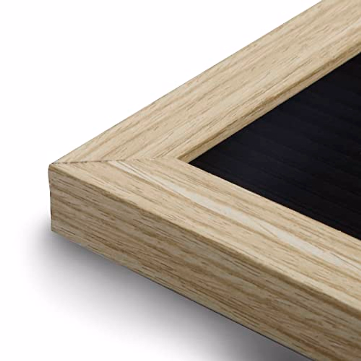 C CRYSTAL LEMON Letter Board by Crystal Lemon, Felt Letter Board, 10x10 inches, Changeable Wooden Message Board Sign, Wood Frame, Wall Mount, with Display Stand (Black) by C Crystal Lemon