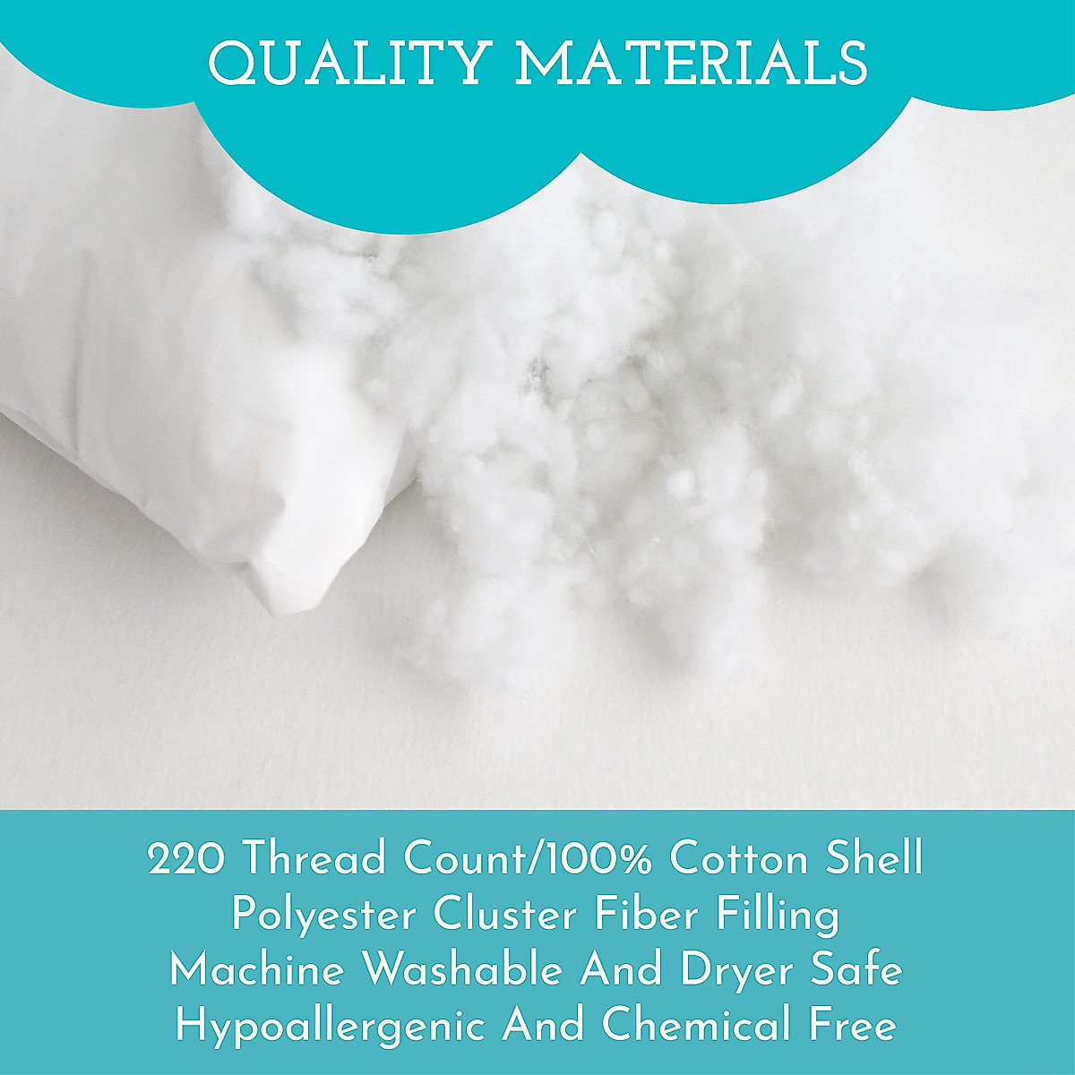 Youth Pillow - 16 X 22 - Soft & Hypoallergenic - Better Sleep for Kids - Toddler Bed Pillow - Perfect Size - Backed by Our Love The Fluff Guarantee (1 Pack)