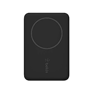 Belkin Wireless Power Bank w/MagSafe Compatible 7.5W Wireless Charging - Portable Magnetic Charging Bank - Compatible w/iPhone 14, 14 Plus, 14 Pro, 14 Pro Max, 13, 13 Mini, AirPods & More - Black