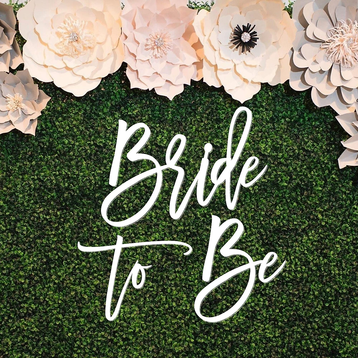 Bride to Be Wood Backdrop Sign, Customized Bride to Be Wood Sign (24" Wide)