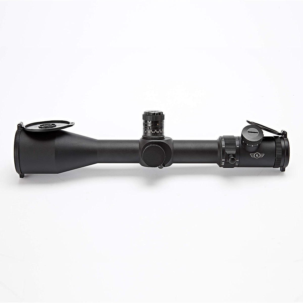 Hi-Lux Optics UD530X56 Uni-Dial 5-30 x 56 34mm Tube Rifle Scope with Green Illuminated MIL Ranging Reticle, Black