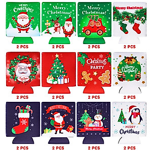 HomyPlaza 12-Pack Beer Can Coolers Sleeves Insulators Reusable Can Drink Holder Birthday Party Favors for Soda and Beer,Personalized can cooler for Bachelorette Party Decorations Supplies