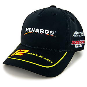 Checkered Flag Sports Ryan Blaney 2023 Menards Uniform Pit Hat Black