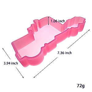 (300 Design Optional) MUBYOK M346 Truck Silicone Freshie Mold for Baking Aroma Beads Car Freshie Supplies