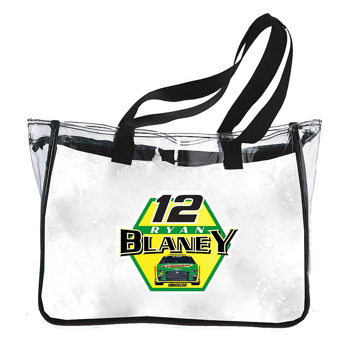 Ryan Blaney #12 Nascar Clear Tote Bag New for 2022