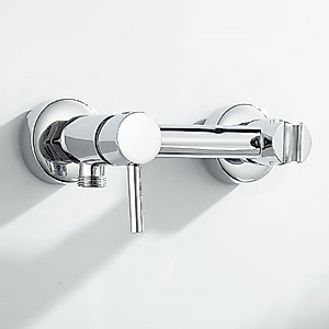 ifgswopq Hot and Cold Valve Water Shower Bidet Nozzle Cleaning Clean Toilet Toilet Bidet Set (D Uniform Size)