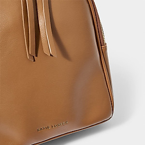 KATIE LOXTON Isla Womens Medium Zippered Top Handle Backpack Tan
