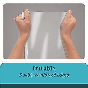 100 Count Diamond Clear Extra Heavyweight Sheet Protectors, 4 mils Strong, by Gold Seal, 8.5 x 11", Top Load, 100 Pack