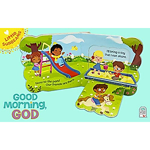 Good Morning, God - Lift-a-Flap Board Book Gift for Easter Basket Stuffer, Christmas, Baptism, Birthdays (Little Sunbeams)