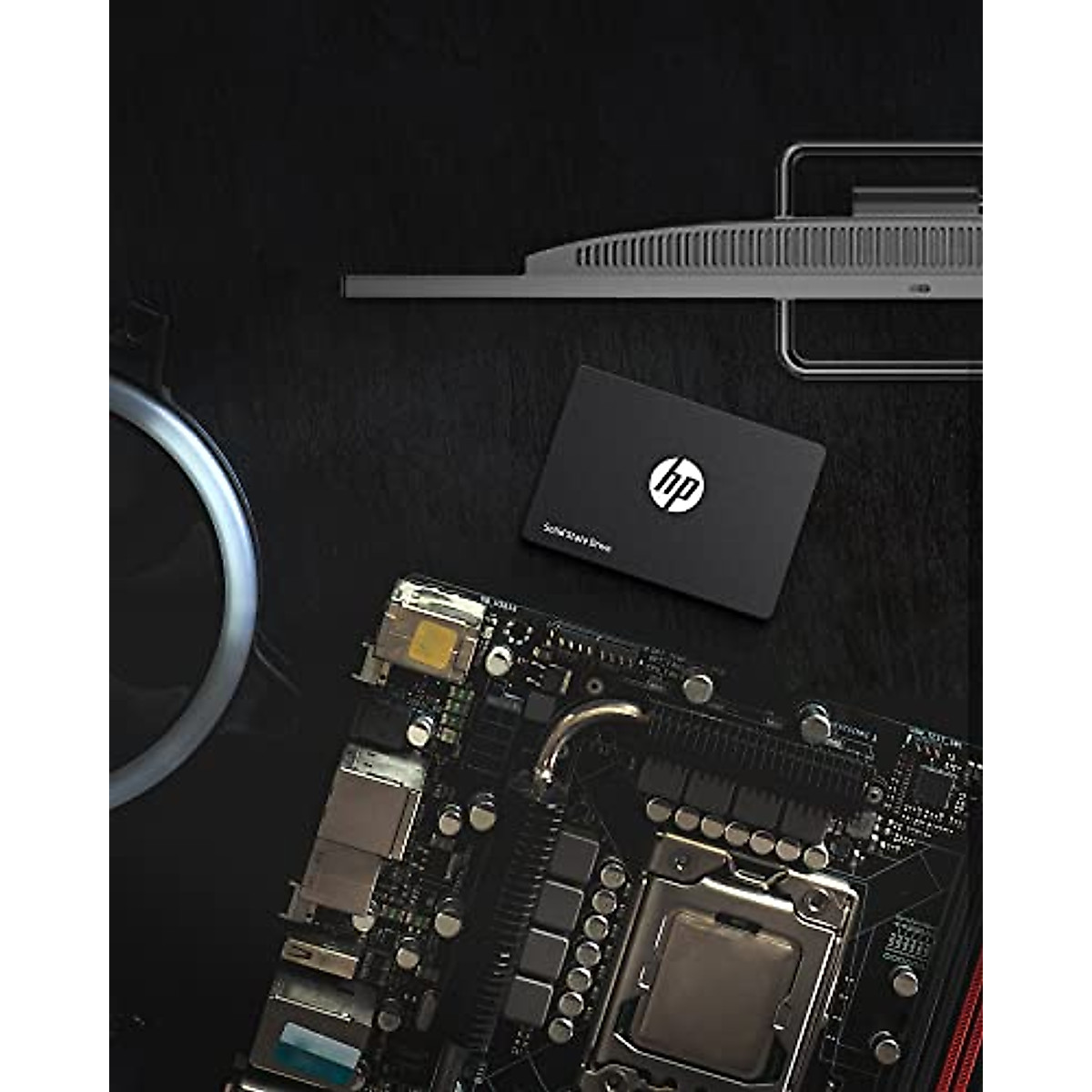 HP S650 960GB 2.5 Inch SATA III PC SSD Internal Solid State Hard Drive - 6 Gb/s, 3D NAND, Up to 560 MB/s for Laptop and Desktop Updating - 345N0AA#ABA