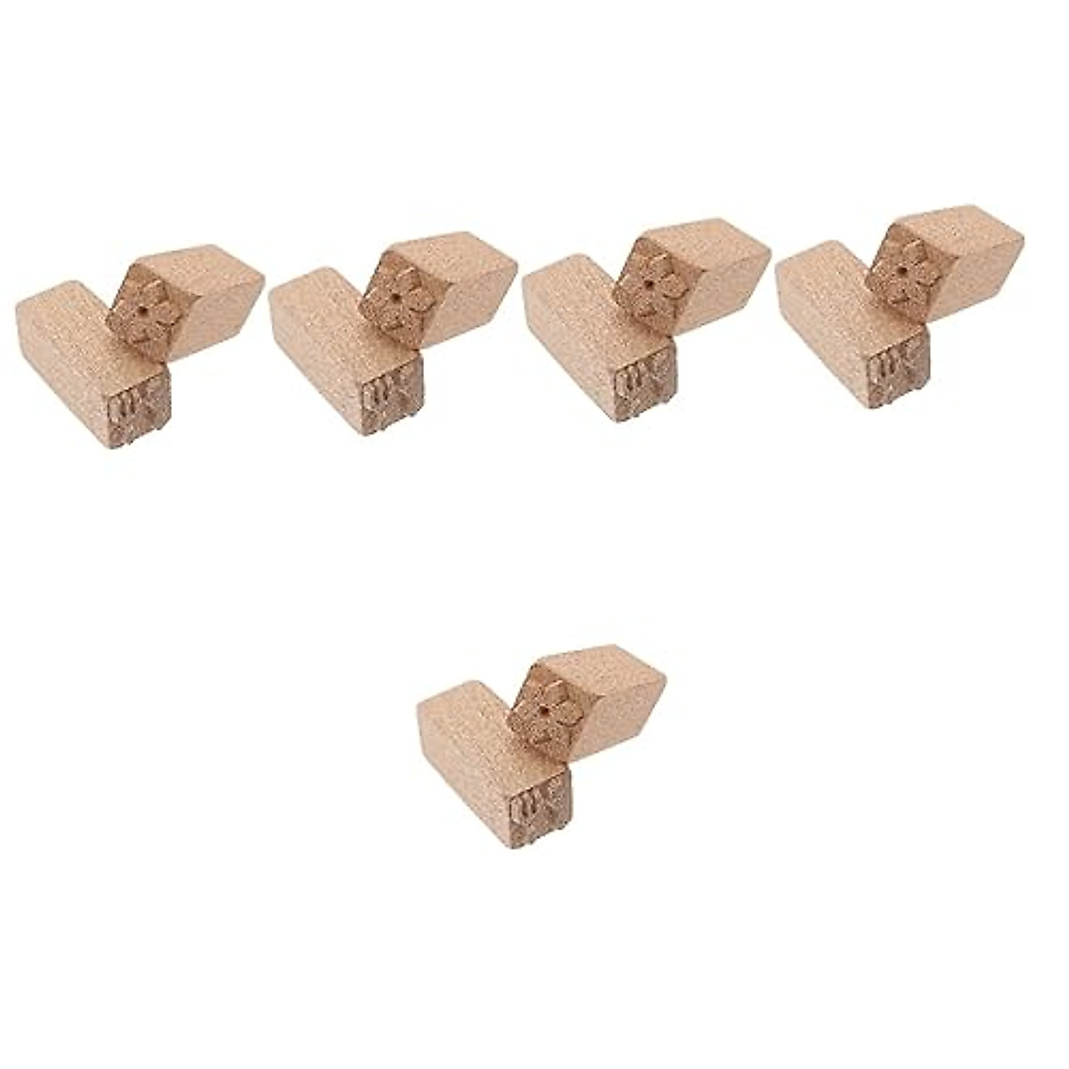 10 Pcs Seal Sushi Mold Cookie Mold Chocolate Mold Moon Cake Baking stampers Stamps for Crafts Moon Cake Stamper Wooden Cake Stamps Printing Baking Mold Impression Tool die Beech