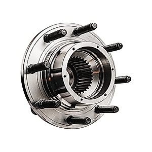 Detroit Axle - 4WD Front Wheel Bearing Hub for Ford F-250 F-350 Super Duty 2005-2010, 2006 2007 2008 2009 [SRW; w/ABS-Wire] Wheel Bearing and Hub Assembly Replacement