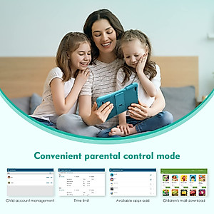 TOSCiDO 7 inch Kids Tablet, Tablet for Kids, Android 11 go,2GB RAM 32GB ROM, Quad Core Processor, IPS HD Display, Parental Control, WiFi, Dual Cameras with Kids Tablet Case - Blue