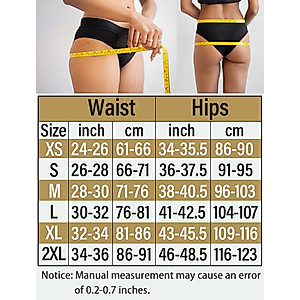 KUKU PANDA Sexy G String Thongs for Women Stretchy Cotton Panties Ladies No Show Underwear 6 Pack Set (Black White Beige, Large)