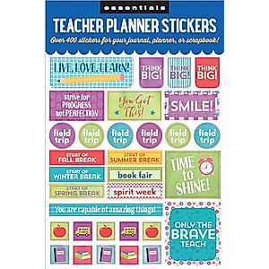 Essentials Teacher Planner Stickers (Set of 400 Stickers)