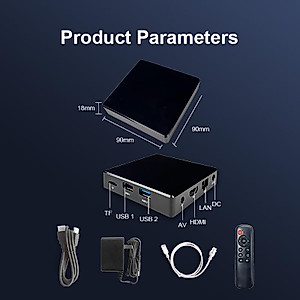 Lunzn Adertising Media Player Box Commercial Display Mate Remote Publish Menu AD 2+16G Digital Signage Box (YM06 / 2+16G)