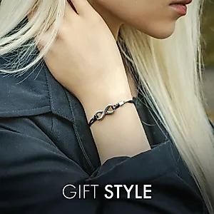 Wind Passion - Infinity Bracelet - Ideal for Women Men and as a Matching Bracelet for Couples and Best Friends, Infinity Rope Bracelet Handmade in Europe, Waterproof and Stylish