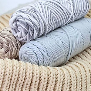 Soft Milk Cotton Knitting Wool Ball for DIY Hat and Scarves – Hand Weaving Technique - Crocheted Yarn Ball (Color : QRM-31)