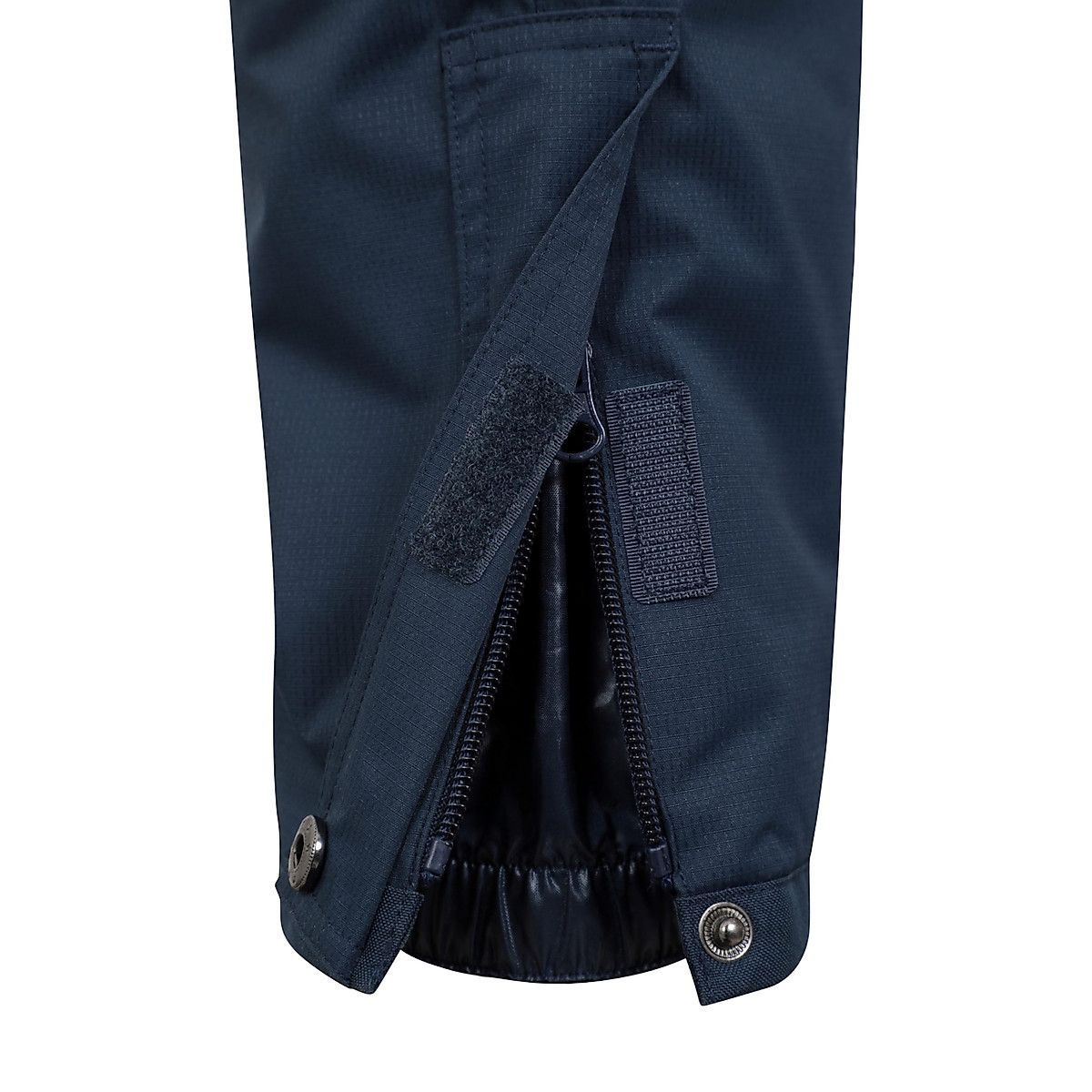 Mountain Warehouse Kids Winter Snow Pants, Reinforced Knees -Boys & Girls Ski Salopette Dark Blue 7-8 Years