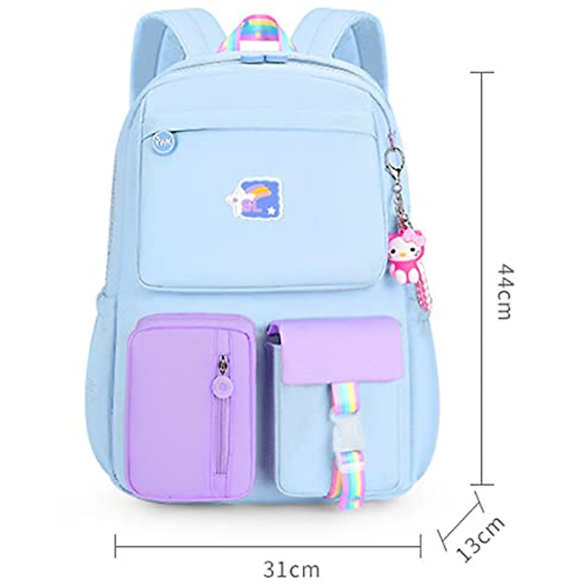 Unicorn Kids Backpack Girls Backpacks Elementary Bookbags School Bags Daypacks Send Pendant