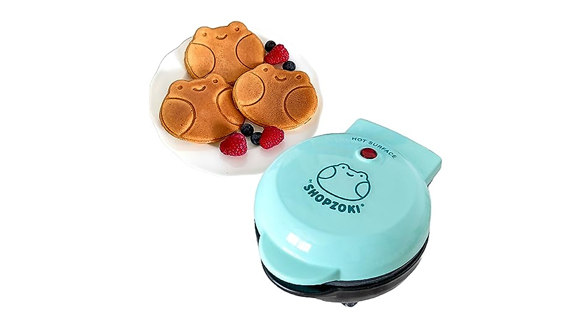 Shopzoki Ebbo Frog Waffle Maker - Fun & Non-Stick