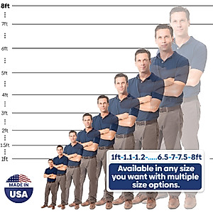 Generic Custom Life Size Cardboard Cutout - 2 Material Options, 1-8 ft - Personalized High Resolution Stand Up | Upload Photo - Perfect Decor for Wedding, Graduation, Birthday, PPUVTLCUTOPTOPT1PCBRDG