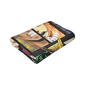 Ultra Soft Anime Flannel Throw Blanket Bedding Suitable for Travel Camping Living Room Sofa Bedroom Decoration Gifts 50"x40"