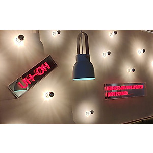 4-Pack 4 Watt Half Chrome Light Bulbs Dimmable G25(G80), E26 Natural White 4000K 40W Equivalent 360lm Edison LED and Christmas Decorative Bulbs with Silver Mirror for Indoor Living Room, AC 120V