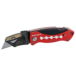 Sheffield 58119 Quick Change Folding Lockback Utility Knife