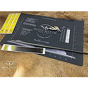 White Water Archery Builder’s Mat Arrow Wrap Installation Fletching Pad
