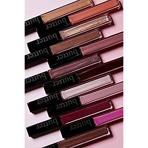 butter LONDON Plush Rush Plumping Lip Gloss, Ultra-Shine & Hydrating, Improves Lip Texture, Cruelty Free, Double Dare
