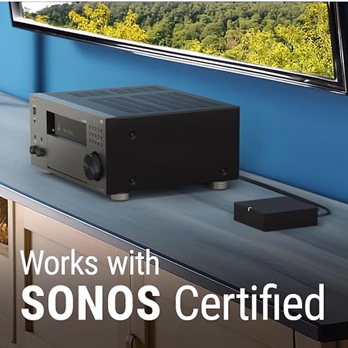 Onkyo TX-RZ50 9.2-Channel AV Receiver - 120 Watts Per Channel, Dirac Live Out of Box, Works with Sonos Certified, THX Certified and More